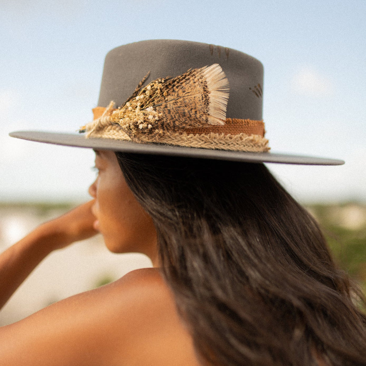 Magic Drawings - Handcrafted Gray Wool Hat | LA MACARENA – LA MACARENA hats